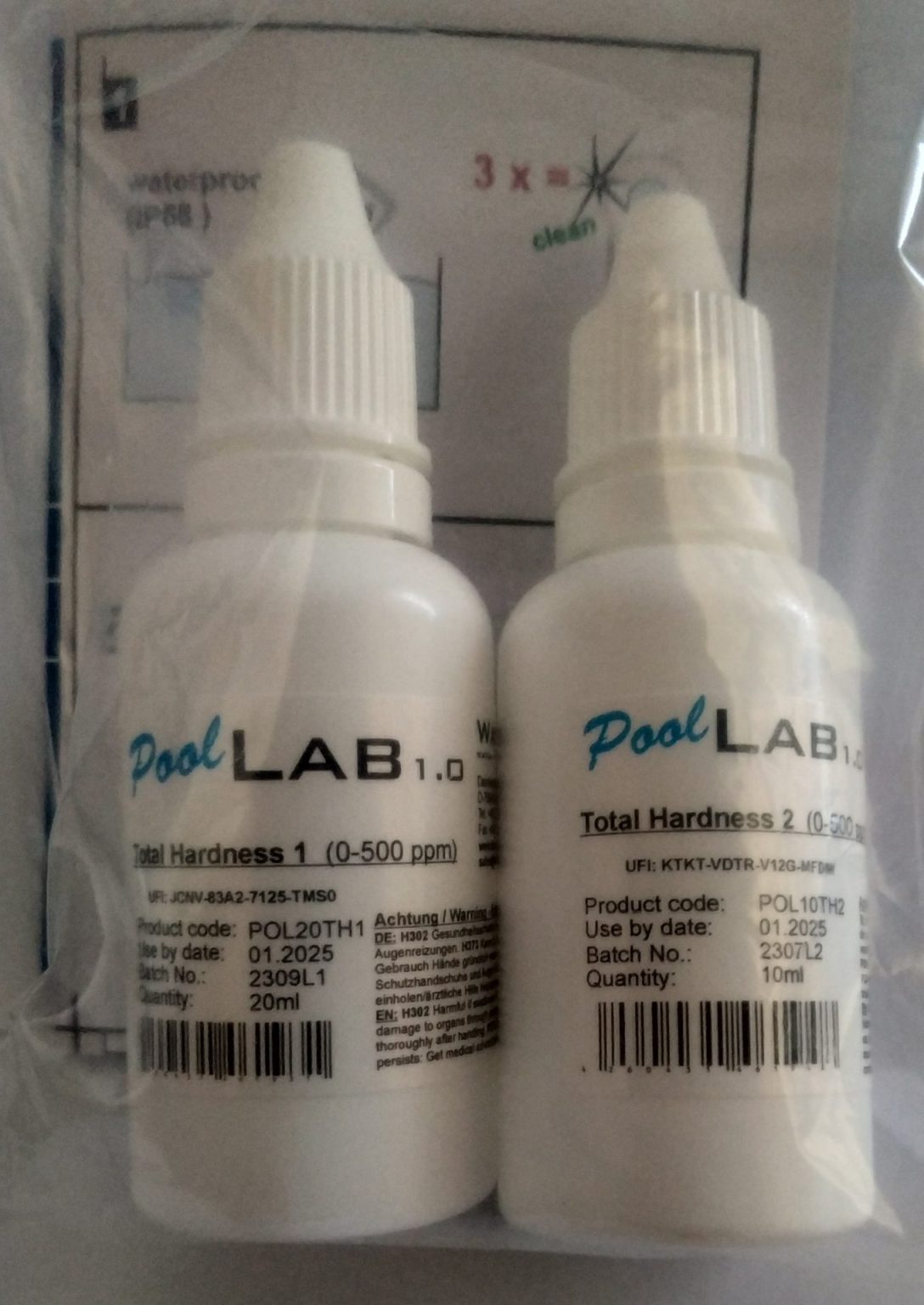 Pool-Plus | POL 20ml TH1/TH2 Reagents for – PoolLab 1.0 / 2.0 (Total ...
